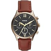 Reloj Fossil Minimalist FS6094 de piel en color marrón para caballero ...