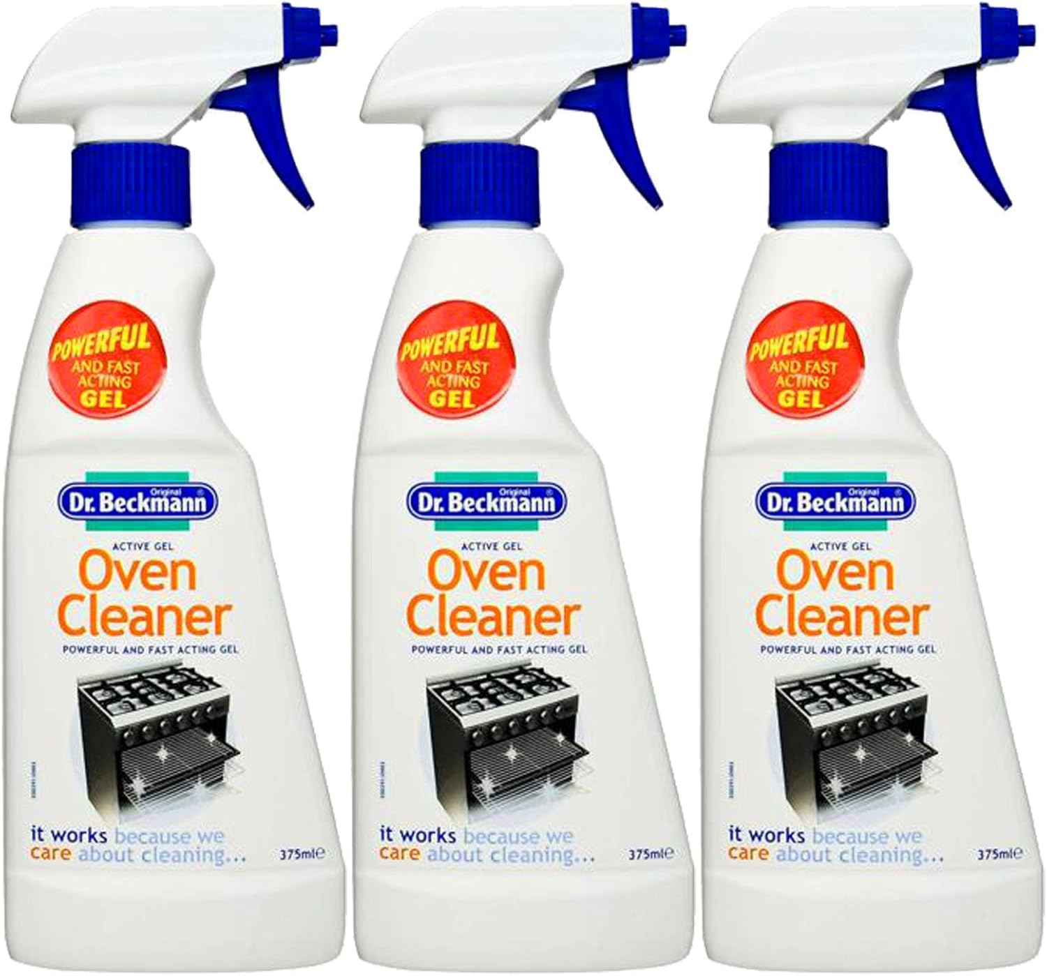 Dr Beckmann Oven Cooker Grill & BBQ Gel Cleaner (3 x 375ml): Amazon.co ...