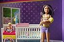 Amazon.com: Barbie Babysitting Playset with Skipper Doll, Color-Change ...