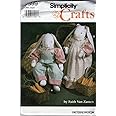 Amazon.com: Simplicity 7599 Crafts Sewing Pattern Bunny & Wardrobe ...