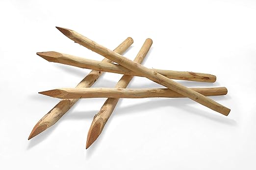 Fence Posts Acacia 180 cm / Pack of 50 – Wooden Posts for Picket Fences ...