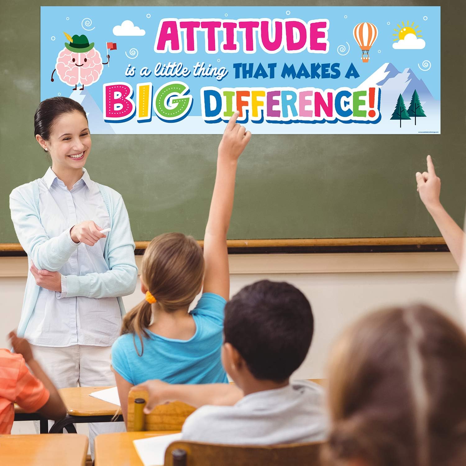 Sweetzer & Orange Motivational Banners Growth Mindset Posters ...