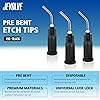 300PCs Dental Grade 19G Pre Bent Flow Dispensing Etch Tips by JEVOLVE ...
