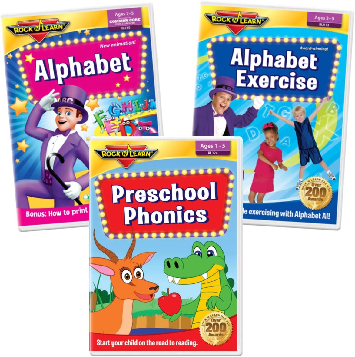Preschool Phonics 3 DVD Set: Amazon.co.uk: DVD & Blu-ray