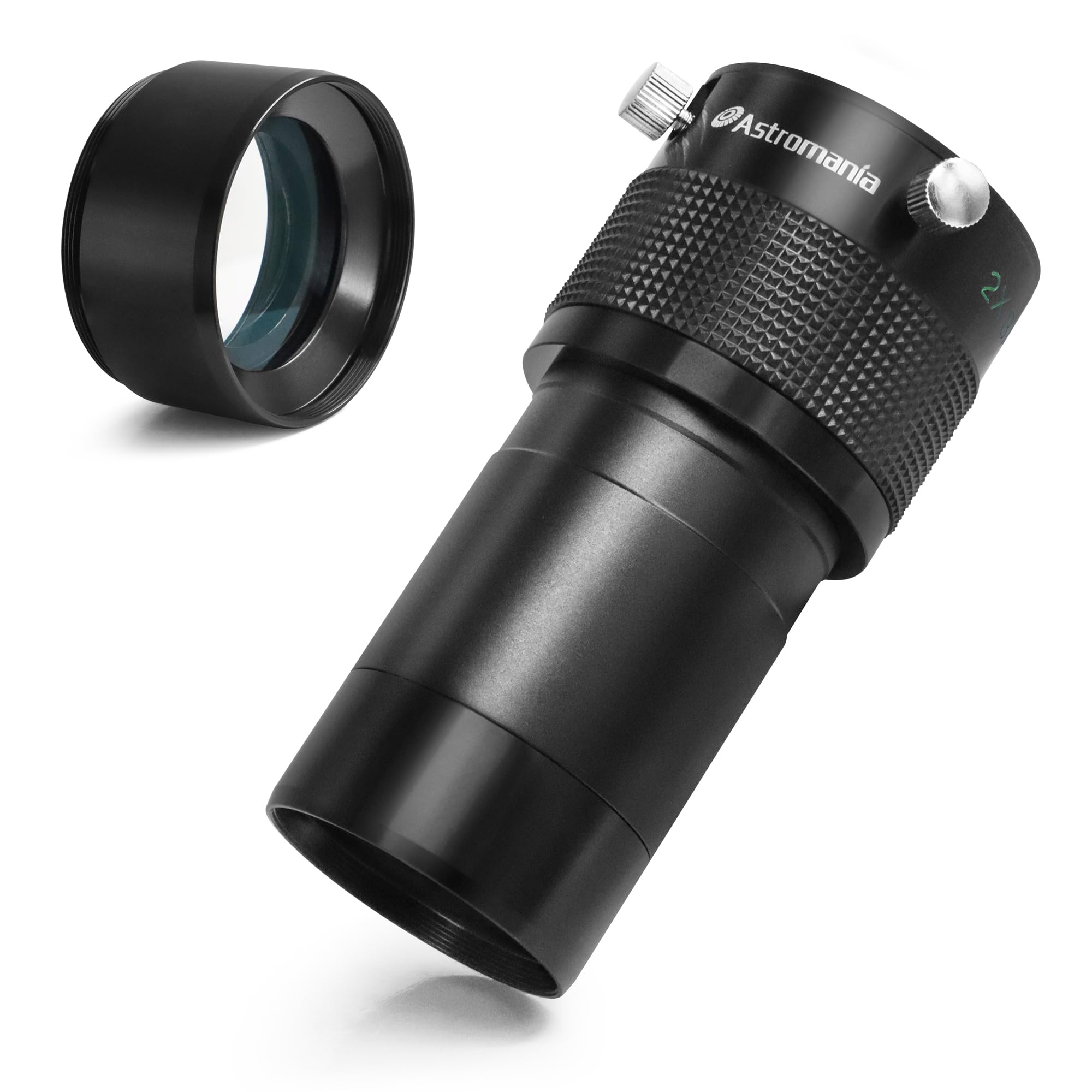 Astromania Barlow Lens 2X, 2 Inch Barlow Lens Fully Multi-Coated Metal ...