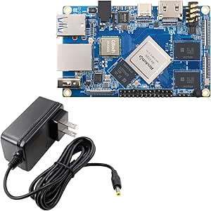 Orange Pi 4 LTS 4GB LPDDR4 Rockchip RK3399 Six Core ARMR 64 Bit with 16GB EMMC, Single Board ...