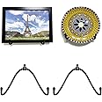 Amazon.com: 2 Pack Adjustable Plate Hangers,Wall Mount Plate Display ...