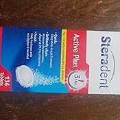 Steradent Denture Cleaning Tablets, 544 Count, Pack of 4 x 136: Amazon ...