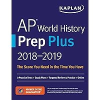 Amazon.com: AP World History Prep Plus 2018-2019: 3 Practice Tests ...