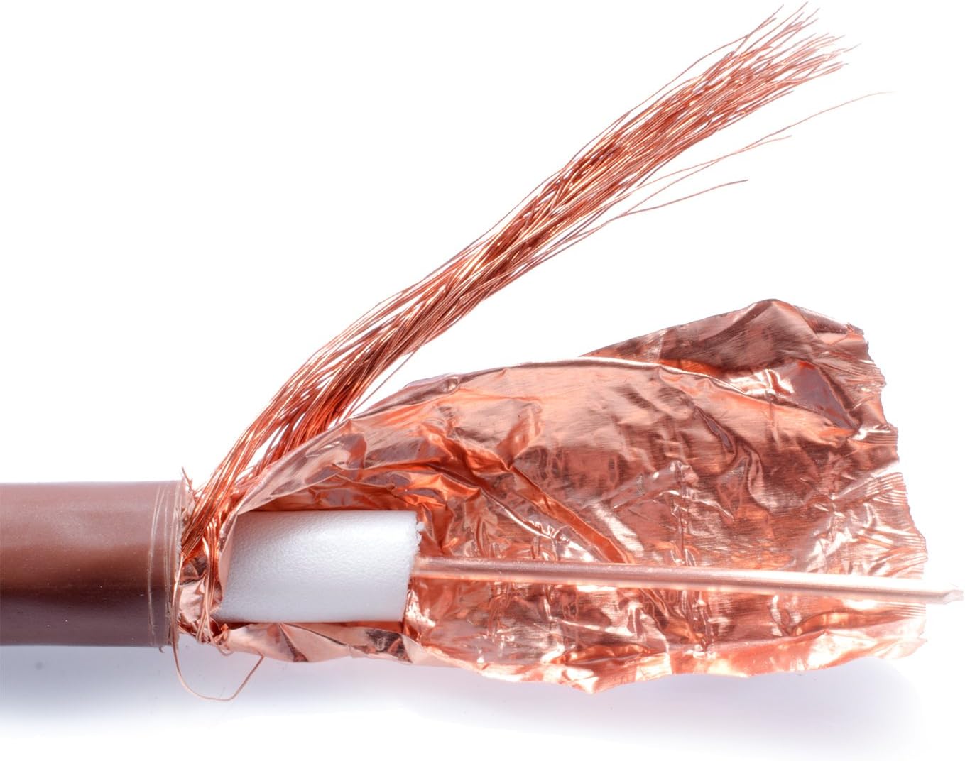 Smedz 25 m WF100 Aerial and Satellite Coaxial Cable – Brown – BigaMart