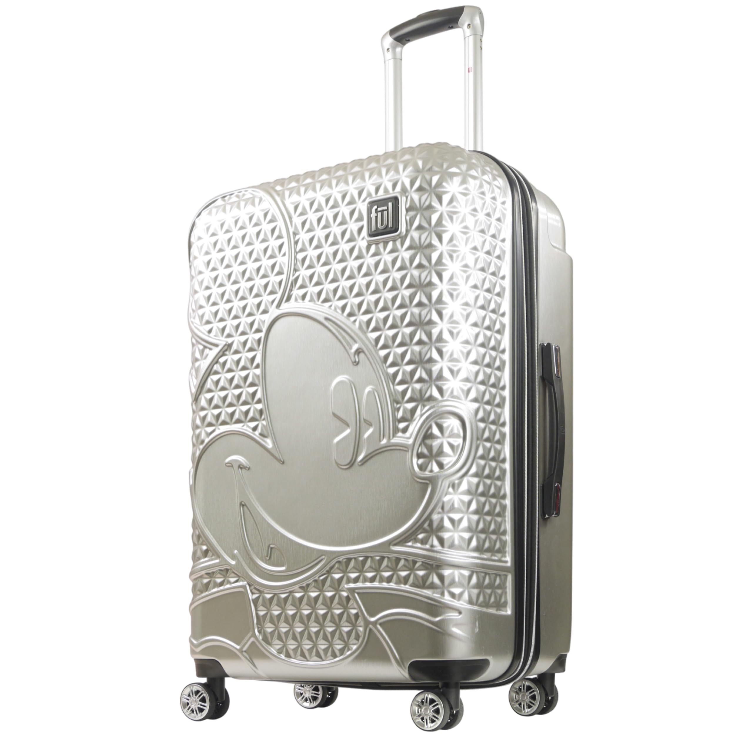 FUL Disney Mickey Mouse 29 Inch Rolling Luggage, Hardshell Suitcase ...