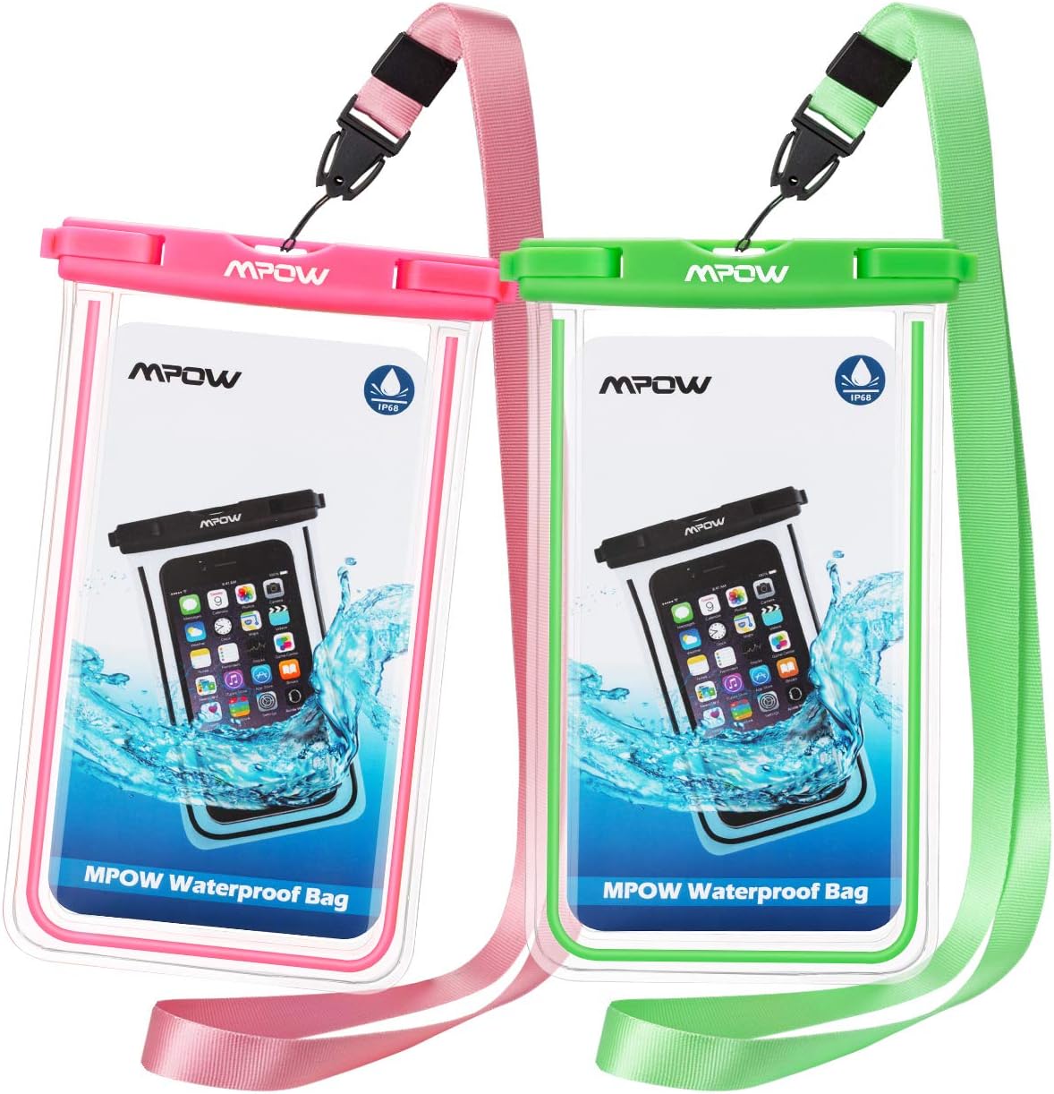 Amazon.com: Mpow Universal IPX8 Waterproof Case Dry Bag Waterproof ...