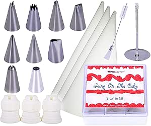 Amazon.com: Cake Decorating Kit with Supplies - Edible Decor - Complete ...