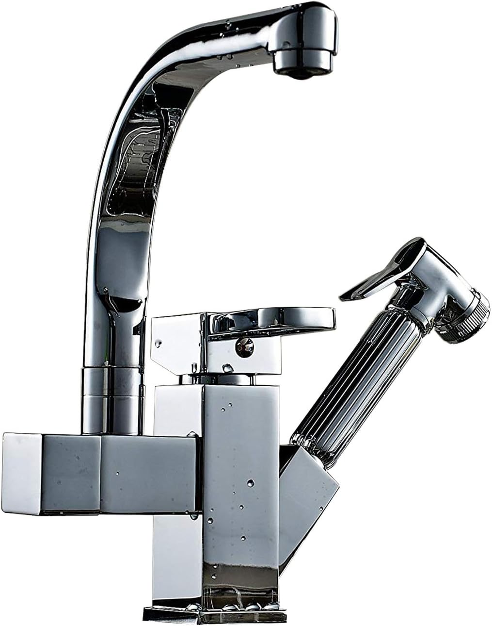 Inchant Contemporary Commercial Pull Out down Spray Mixer Tap Kitchen ...