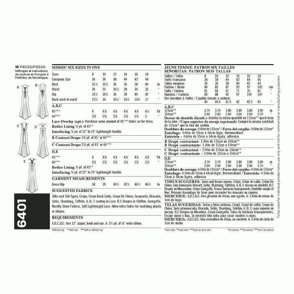 Simplicity New Look Patrones de Costura para Vestidos de Fiesta de ...