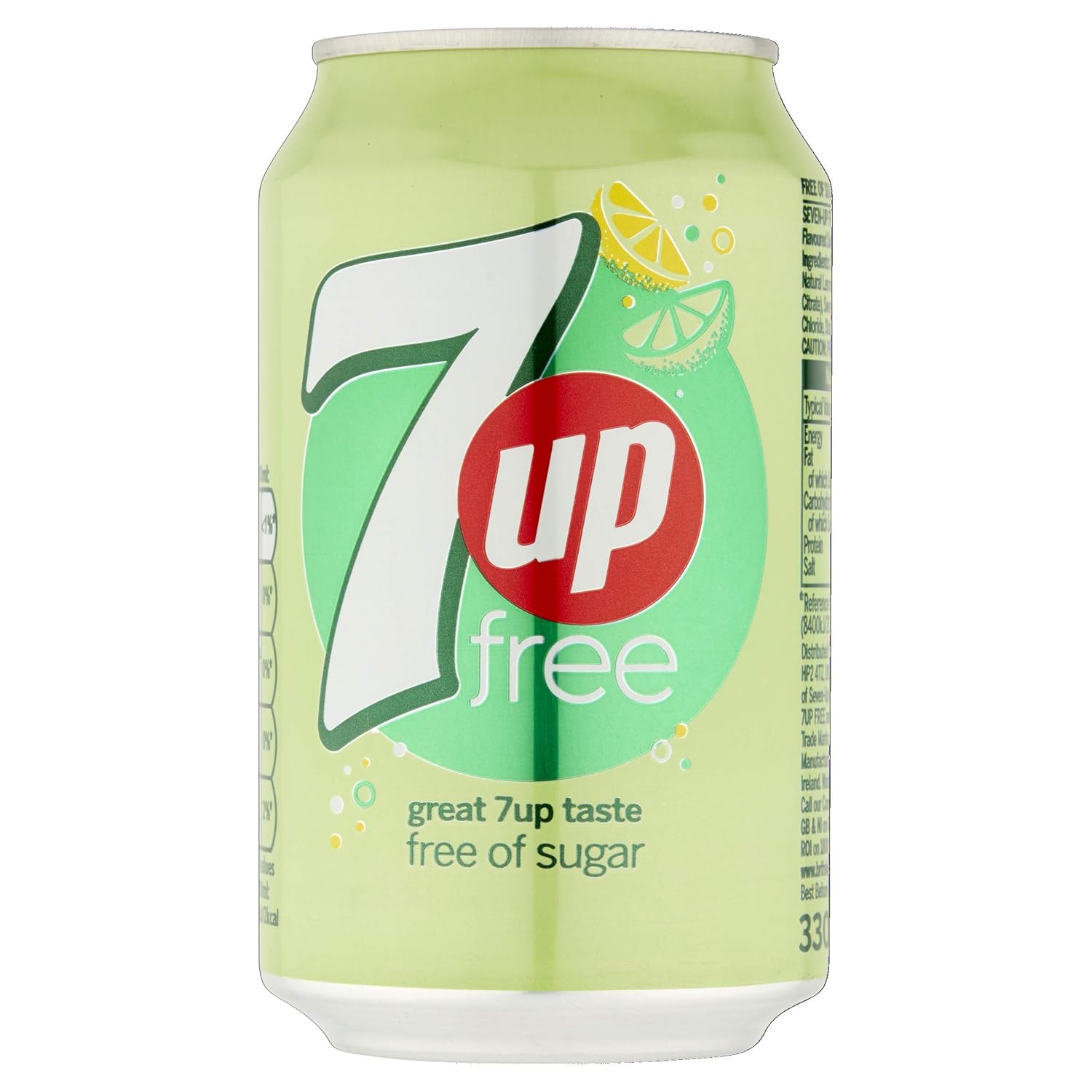 Britvic Régime 7-Up canette de boisson gazeuse Citron et citron vert ...