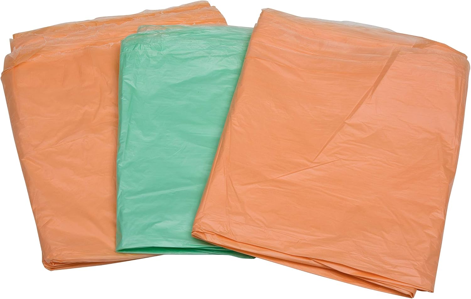 Brackit 3 Pack Orange & Green Coloured Dust Sheets Polythene Dust ...
