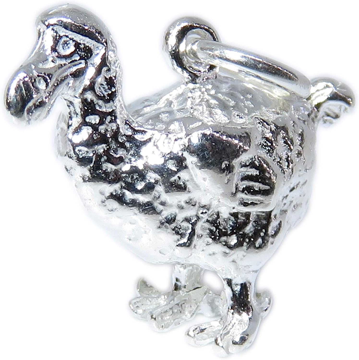 Dodo sterling silver charm .925 x 1 Extinct birds Dodos charms: Amazon ...