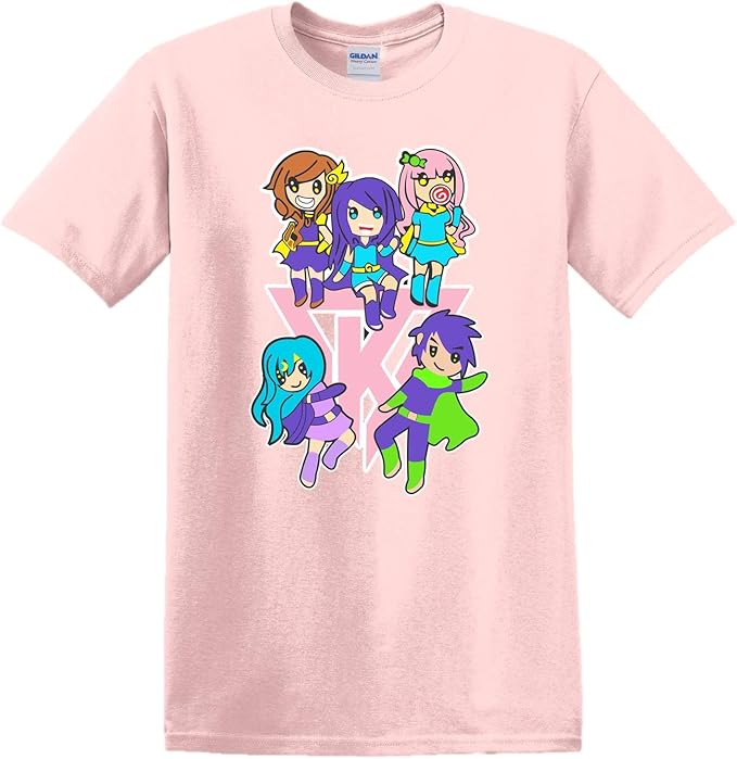 OutFit Its Funneh T Shirt Gaming Youtuber Gift Kids Girls ItsFunneh ...