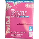 Amazon.com: Red Bull Pink Edition, Wild Berries, 12 fl oz : Grocery ...
