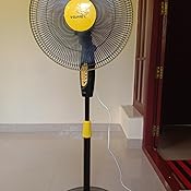 Buy V-Guard Finesta Remote 400mm Pedestal Fan (Yellow Black) Online at ...