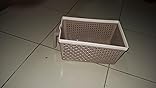 Nayasa Frill Plastic Basket No. 1, Small, Beige : Amazon.in: Home & Kitchen
