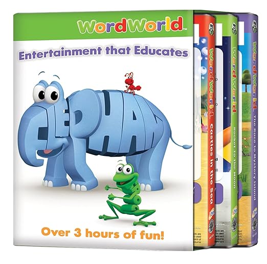Amazon.com: Word World: 3pack Race/Castles/Rocket: Wordworld 3pak ...