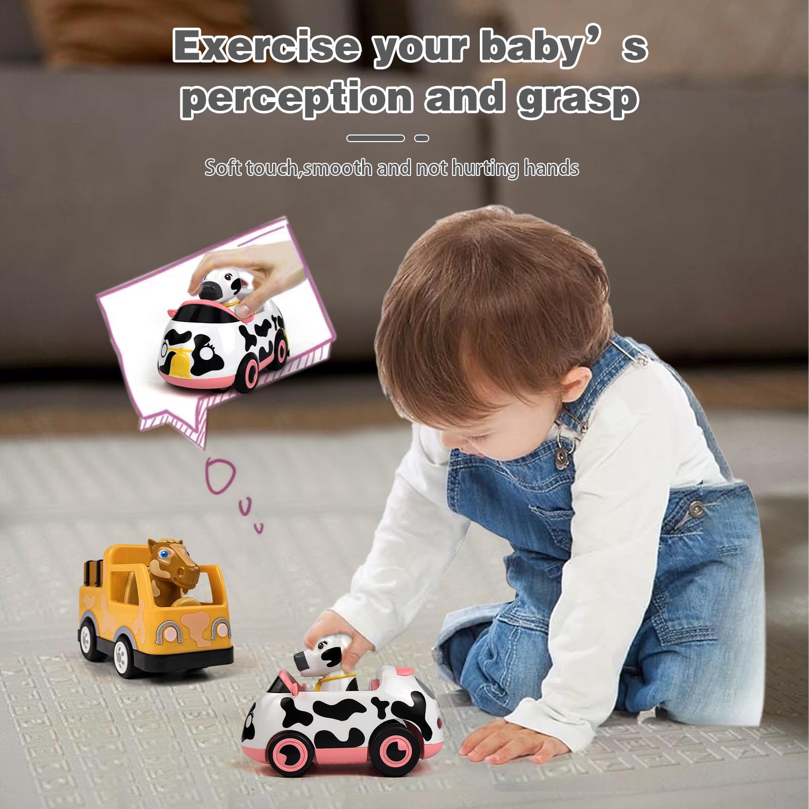 Mua TOYMAKER La Granja De Zenon Kids Inertia Cars La Vaca Lola Cow and ...
