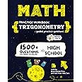 Math Practice Workbook: TRIGONOMETRY: Essential Review Trigonometry Practice Workbook with ...