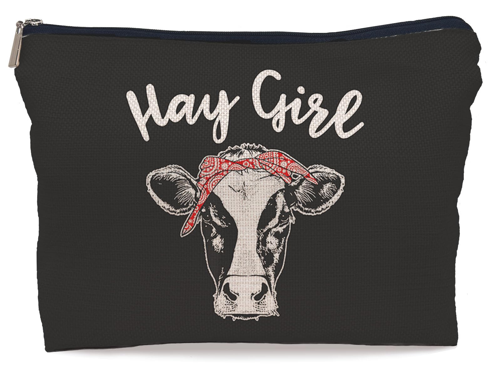 Lacosu Cow Makeup Bag, Cow Gifts for Women, Western Makeup Bag, Cow ...