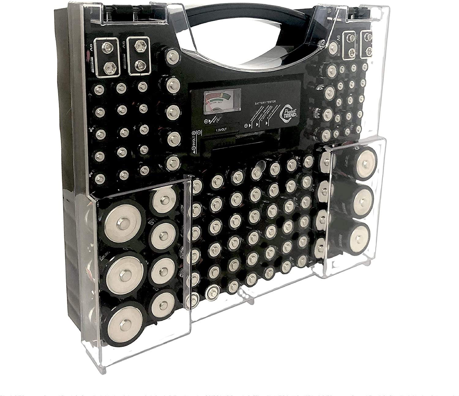 Mua Battery Pro Organizer and Battery Tester, Wall-Mount Battery ...