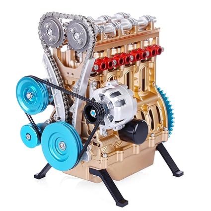 Buy YIFAN V4 4-Cylinder Car Engine Assembly Kit That Runs, DIY Full ...