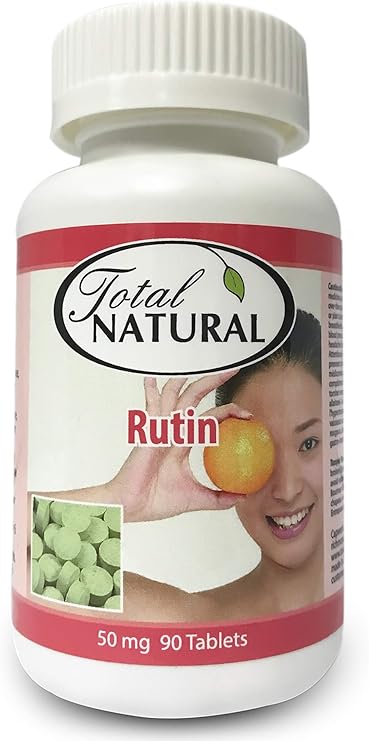 Rutin 50mg 90 tablets [1 bottle] by Total Natural, Anti-inflammatory ...