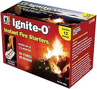 Ignite-O FS855-24 Instant Fire Starter, 12-Packets, Brown/A: Amazon.ca ...