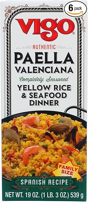 making vigo yellow rice in a rice cooker