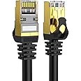 Amazon.com: Cat 8 Ethernet Cable 50 ft Shielded, Indoor&Outdoor, Heavy ...