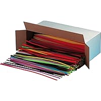 Amazon.com: Creative Arts by Charles Leonard Chenille Stem Class Pack, 4 MM x 12 Inch, Assorted ...