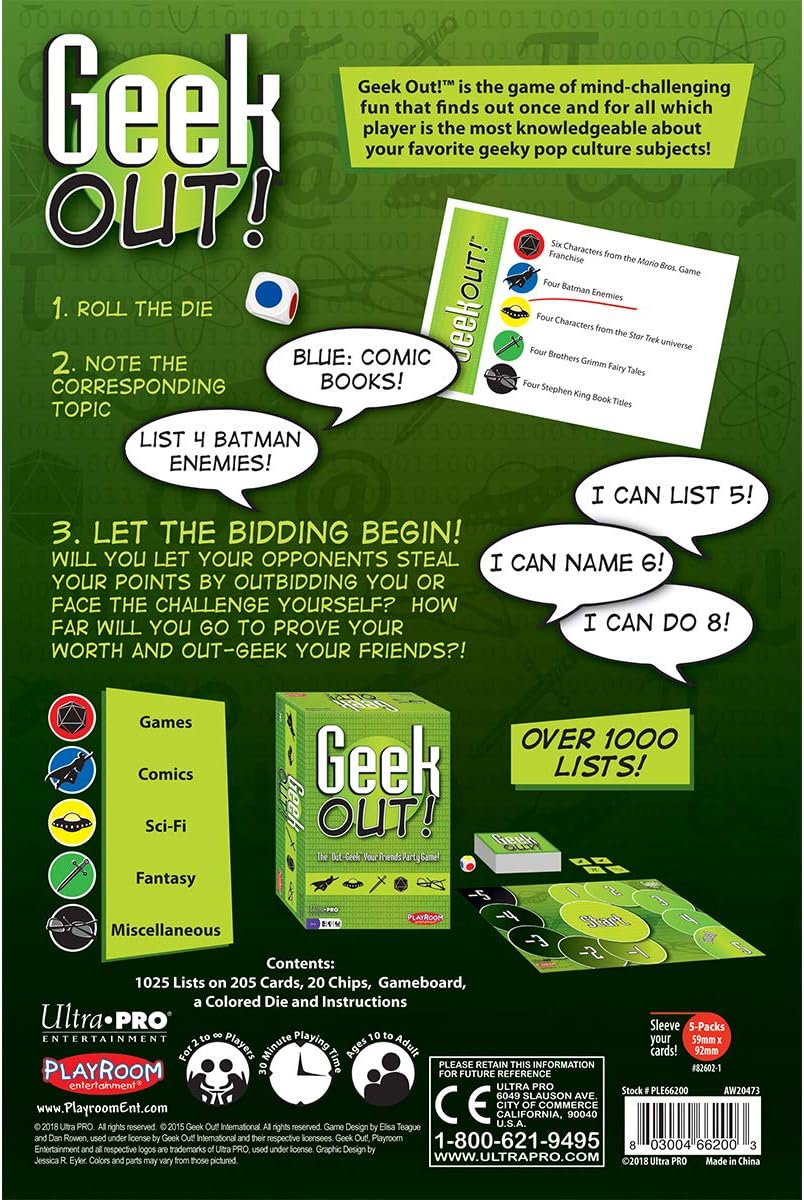 Ultra Pro UPR66200 Geek Out, Mixed Colours – BigaMart