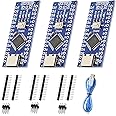Amazon.com: AYWHP 3PCS Nano V3.0 Board With Cable, ATmega328P, CH340G ...