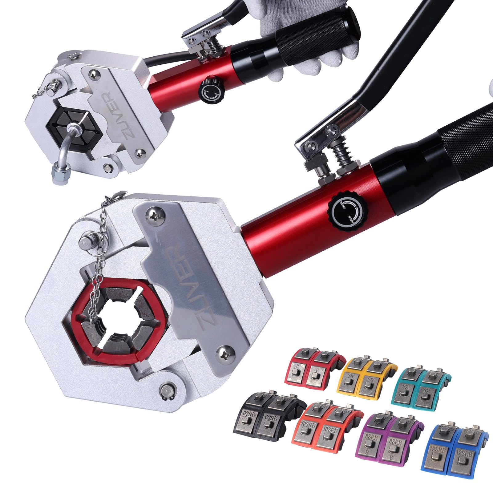 ZUVER Hydraulic AC Hose Crimper Kit - Manual 71500 Hydra-Krimp A/C Hose ...