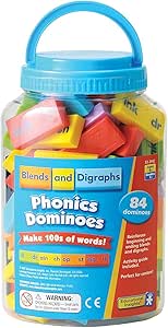 Amazon.com: Educational Insights Phonics Dominoes – Blends & Digraphs ...
