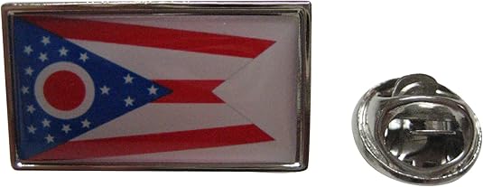 Amazon.com: Ohio Flag Design Lapel Pin: Jewelry