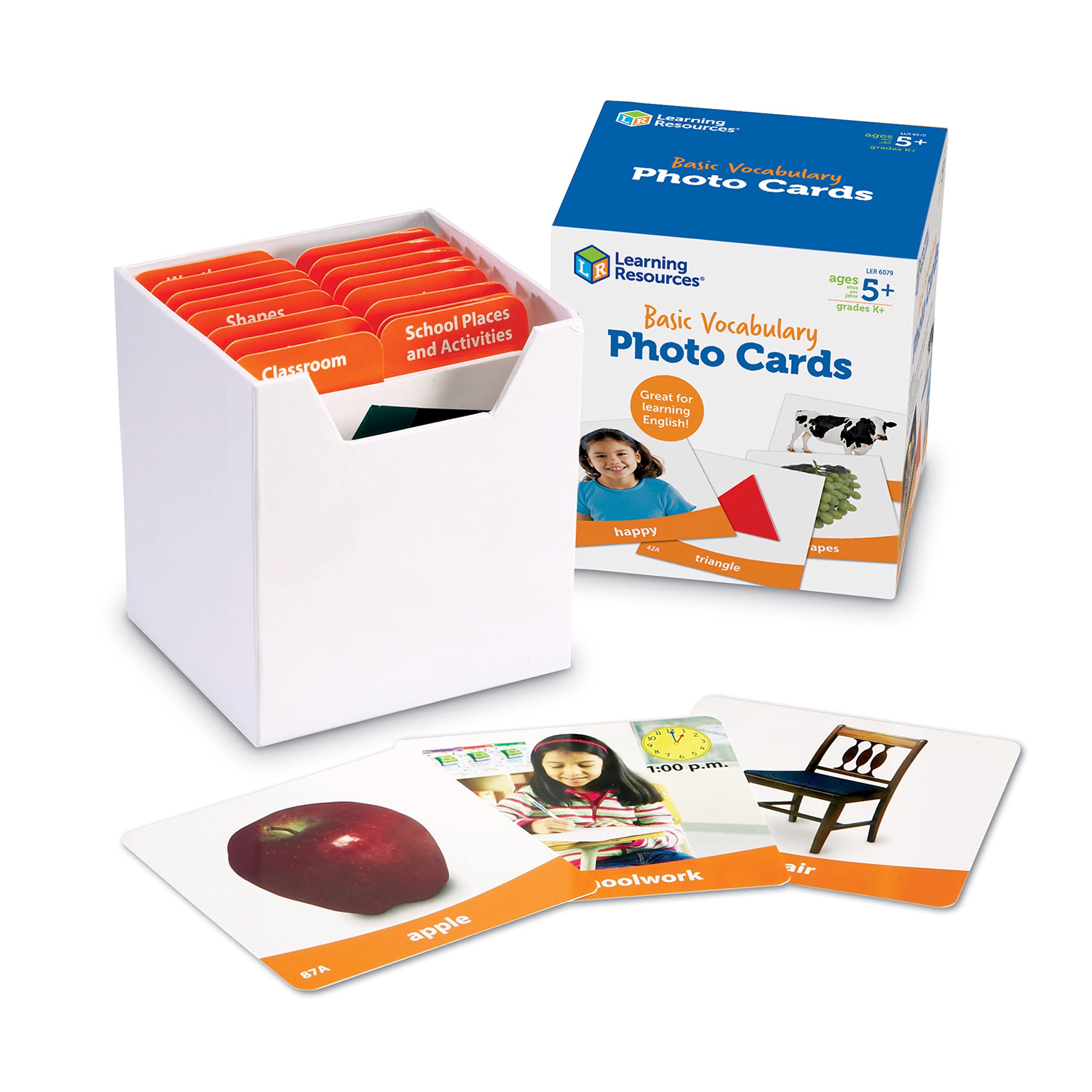 Mua Learning Resources Basic Vocabulary Photo Cards, Vocabulary/Phonics ...