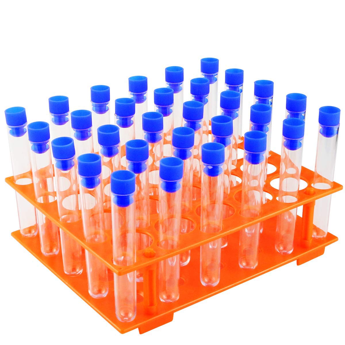 Buy UPlama 50 Pack Clear Plastic Test Tubes With Blue Caps 16x100mm Buy UPlama 50 Pack Clear Plastic Test Tubes With Blue Caps 16x100mm