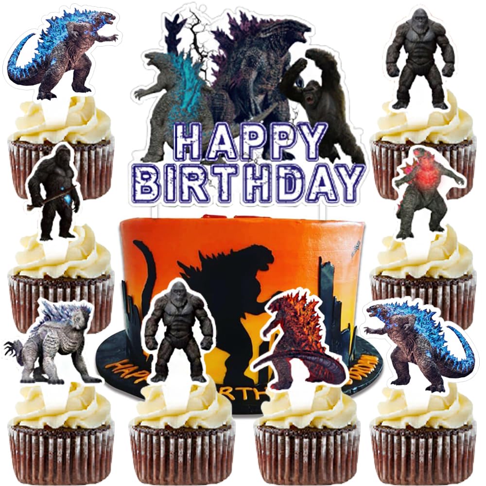 Mua YGCHEN Godzilla Cupcake Topper, Children's Birthday Cake Decoration ...