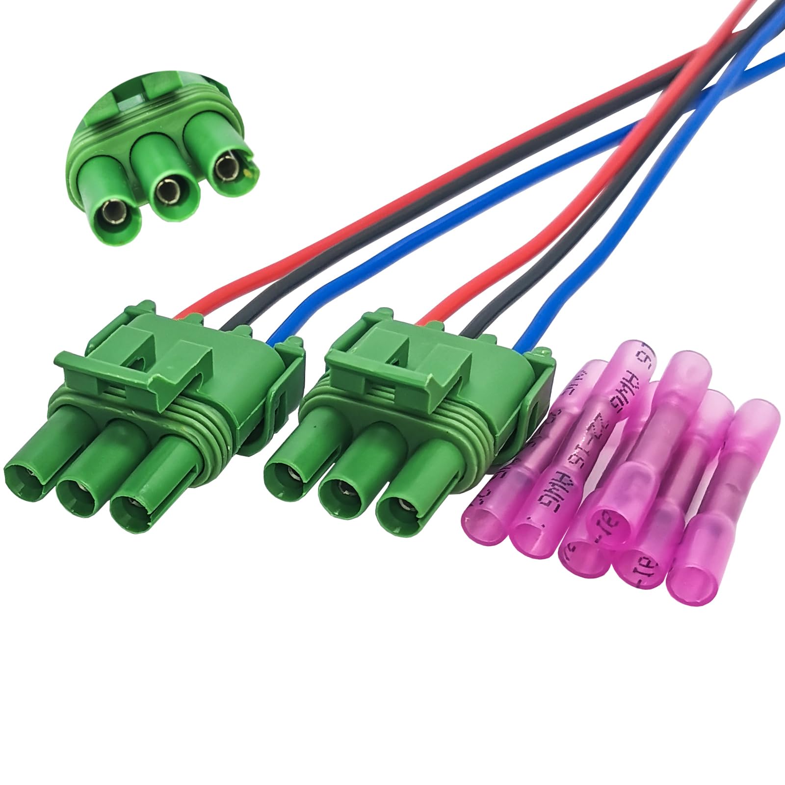 12020403 3 Pin Terminal Female MAP Sensor Connector Pigtail Harness for ...