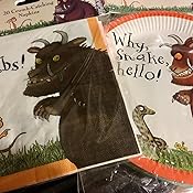 Talking Tables Gruffalo Plates, Paper, Multi-Colour, 9-Inch, Pack of 12 ...