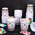 Amazon.com: Whaline Casino Party Plastic Cups 16 Oz Casino Poker ...