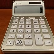 Amazon | シャープ 電卓50周年記念モデル ナイスサイズモデル ブルー系 EL-VN82-AX | ビジネス電卓 | 文房具・オフィス用品