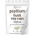 Amazon.com: Micro Ingredients Psyllium Husk Veg Caps 3,000mg, 500 ...